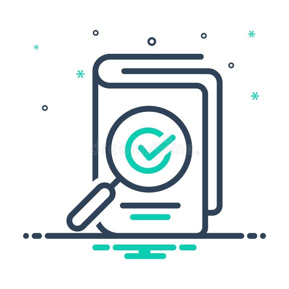 Mix Icon for Prove, Confirm and Complete Stock Vector - Illustration of ...