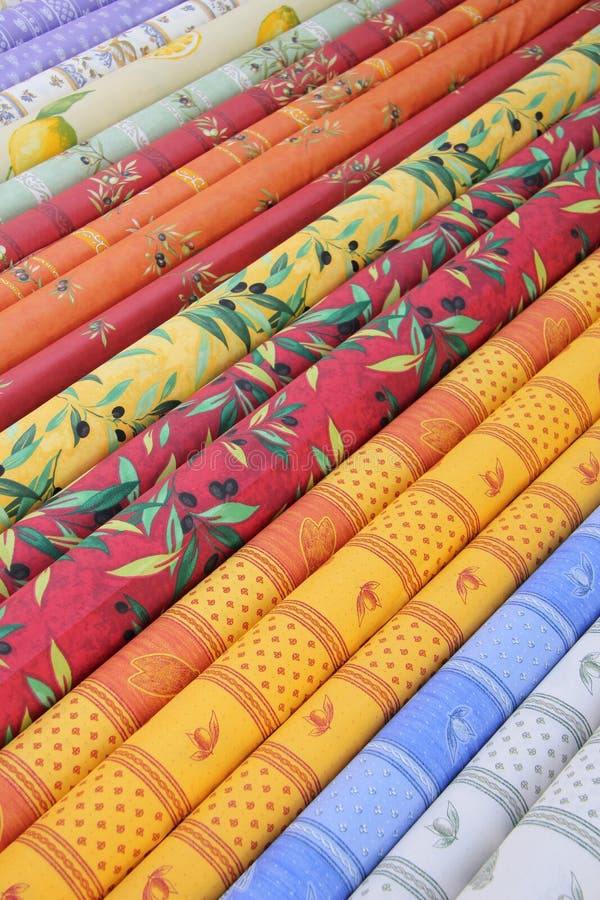 Provencal textile stock photo. Image of french, colorful - 41571858