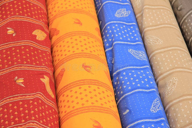 Provencal textile stock photo. Image of french, colorful - 41571858