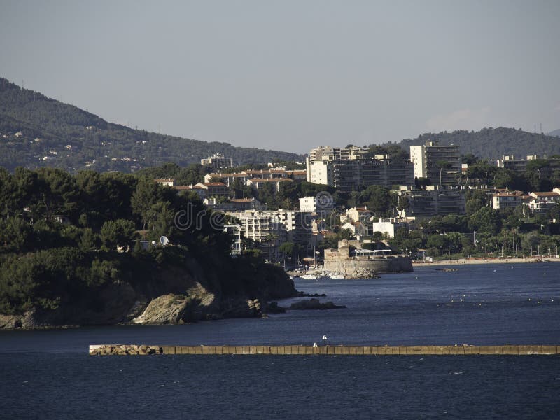 Provence stock photo. Image of france, palms, sanarysurmer - 55936650