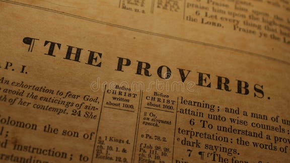 The Proverbs stock image. Image of proverbs, number - 293826307