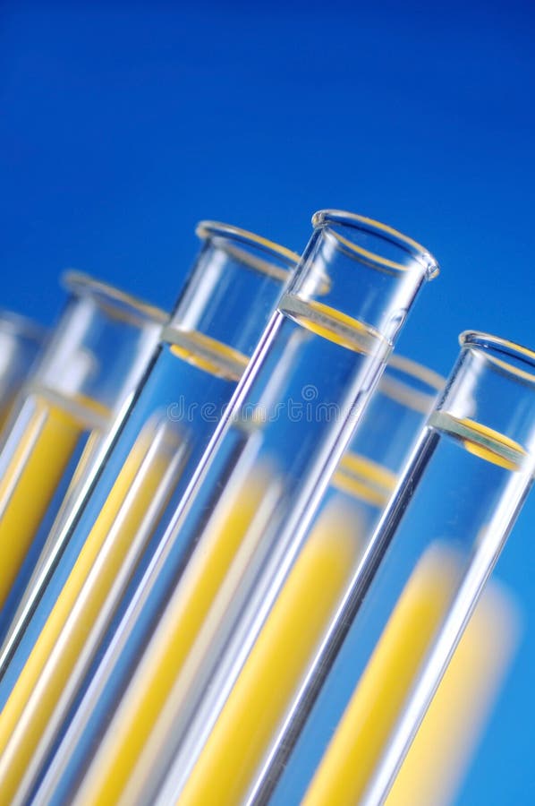 Provetta fotografia stock. Immagine di biochimica, mano - 16293510