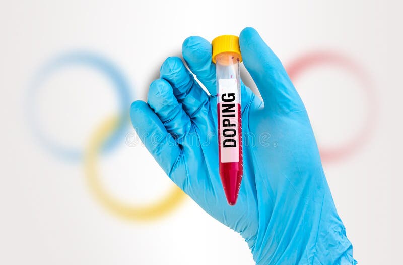 In Provetta Con Il Campione Di Sangue Per Il Test Del Doping Immagine ...