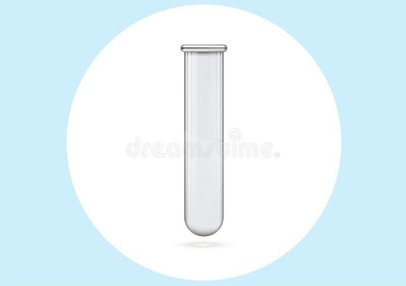 Icona Di Blue Circle Della Provetta Su Fondo Bianco Illustrazione ...