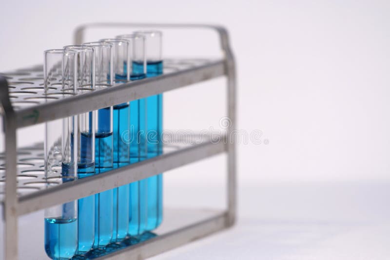 Provette Dal Laboratorio Di Biologia Fotografia Stock - Immagine di ...