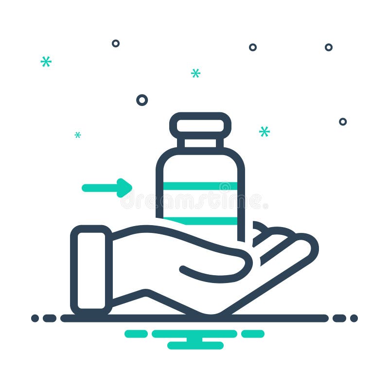 Mix Icon for Provide, Bestow and Give Stock Vector - Illustration of ...