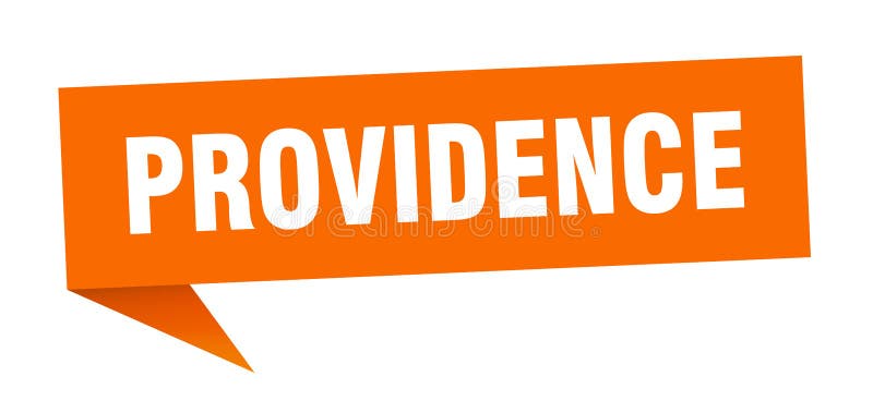 Providence Sticker. Providence Signpost Pointer Sign Stock Vector ...