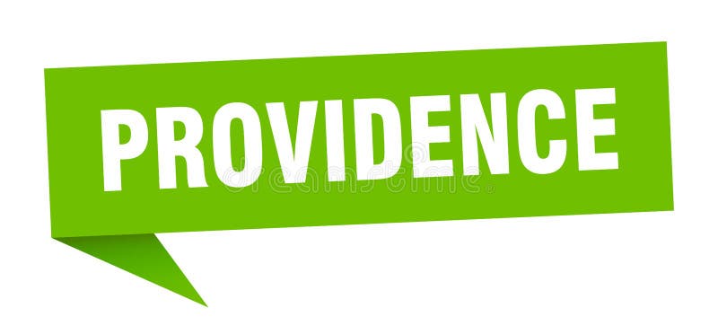 Providence Sticker. Providence Signpost Pointer Sign Stock Vector ...