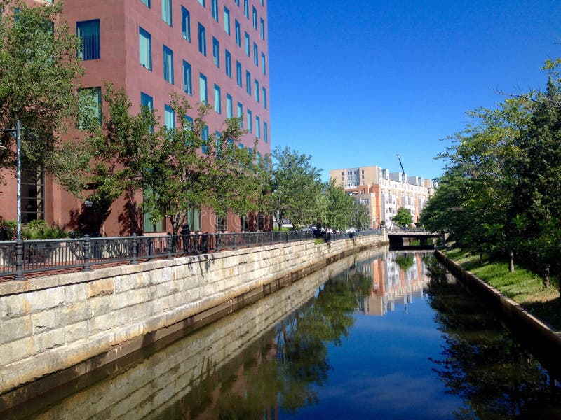 Providence street view stock image. Image of spring, fall - 96898487