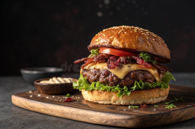 Provides an Extensive Collection of Burger. Generated Using AI. Stock ...