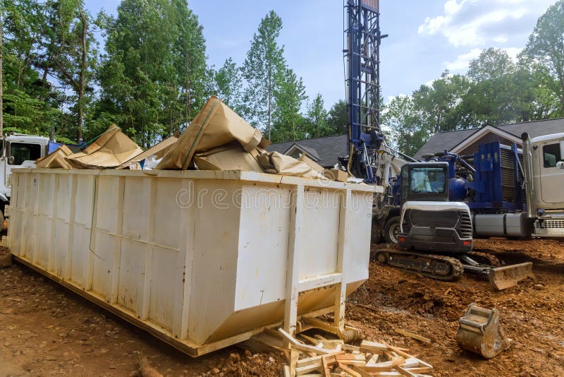 Providing Containers for Disposal of Trash Recycling Construction Waste ...