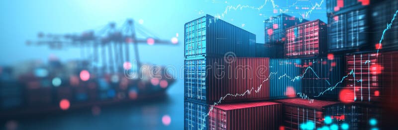 Providing Logistics Solutions for International Container Cargo Shipping. Transportation, Global ...