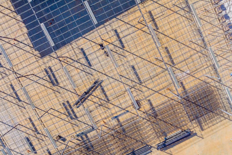 Providing a Metal Construction Frame for Steel Warehouse Work in a ...