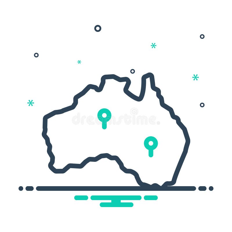 Mix Icon for Territory, Area of Land and Jurisdiction Stock Vector ...