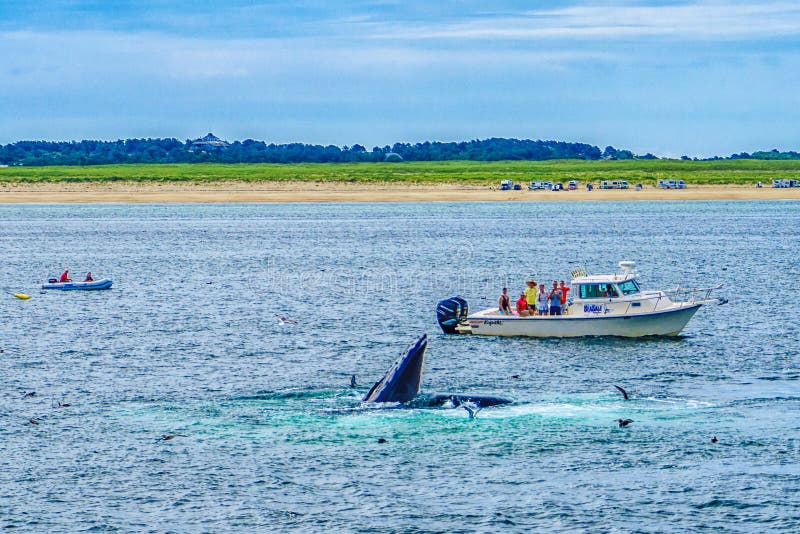 Provincetown, Cape Cod, Massachusetts, US - August 15 2017 Boat, His ...