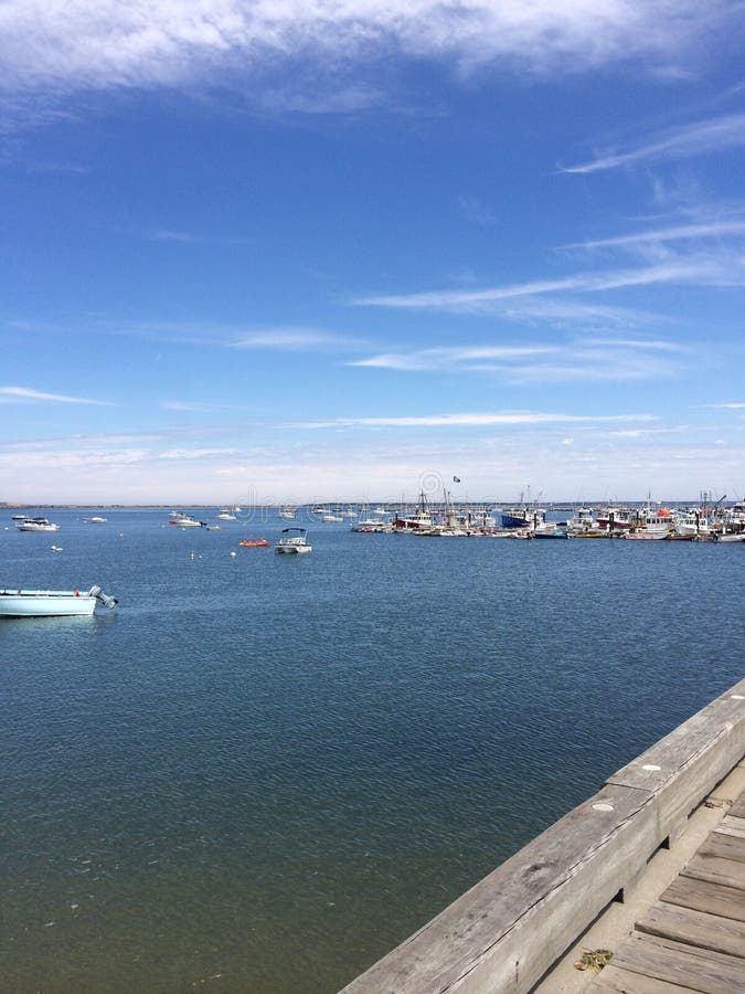 Provincetown Harbor, Cape Cod Stock Photo - Image of ocean, ptown: 42593686