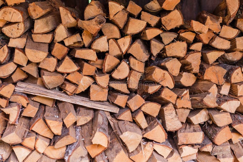 Stacked firewood stock photo. Image of cavity, detail - 107057614