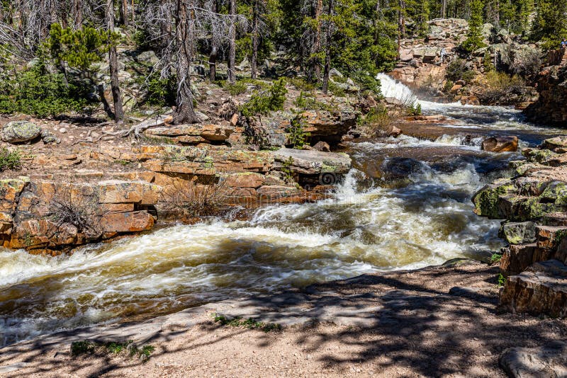 Provo River Falls Utah stock photo. Image of beautiful - 164088694