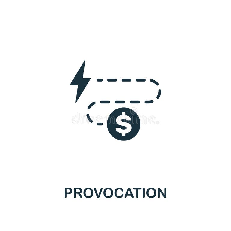 Provocation Icon. Premium Style Design from Corruption Icon Collection ...