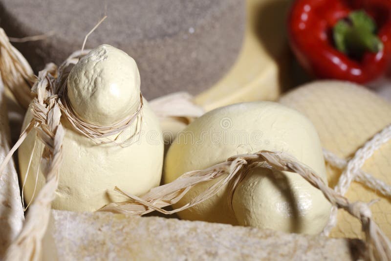 Provolone Form Cheese Close Up Stock Photo - Image of mediterranean ...