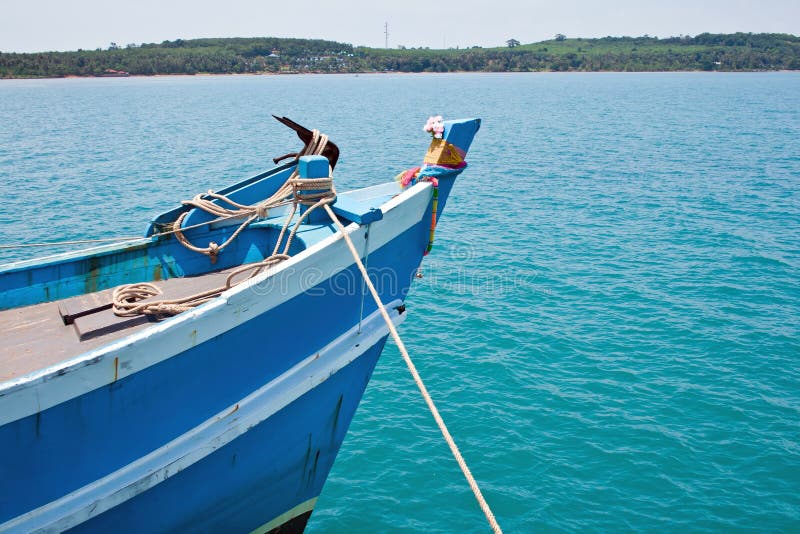 Prow stock image. Image of asia, ship, travel, ocean - 19585277