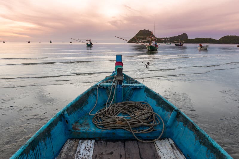 Prow on Coast stock image. Image of fishing, hull, moutain - 31530017