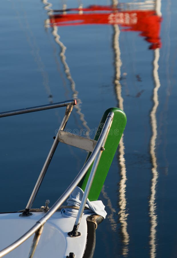 Sailing! Prow of a boat stock photo. Image of power, norway - 16439882