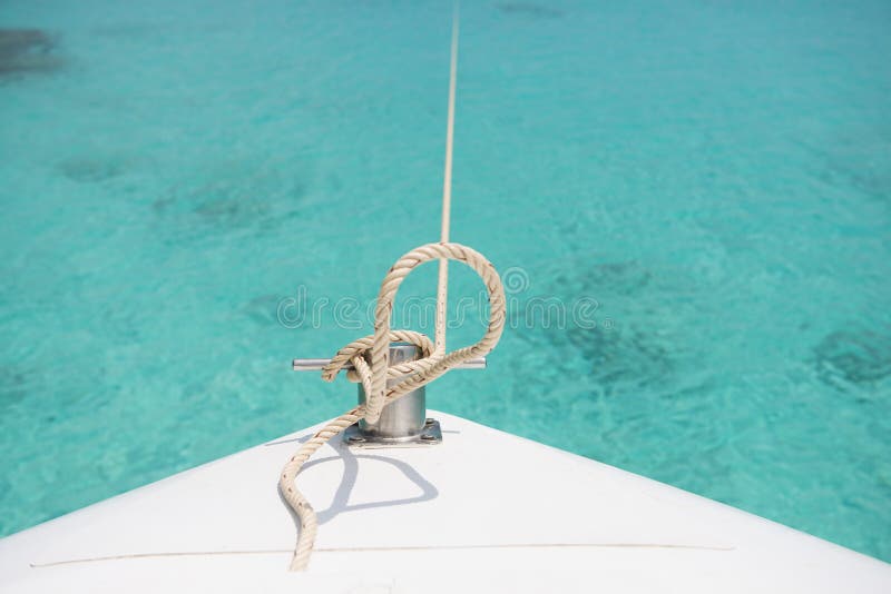 Prow of Speed Boat on the Sea Stock Image - Image of trip, activity ...