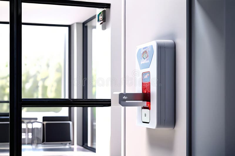 Proximity Based Smart Access Control for Restricted Areas Automa Stock ...