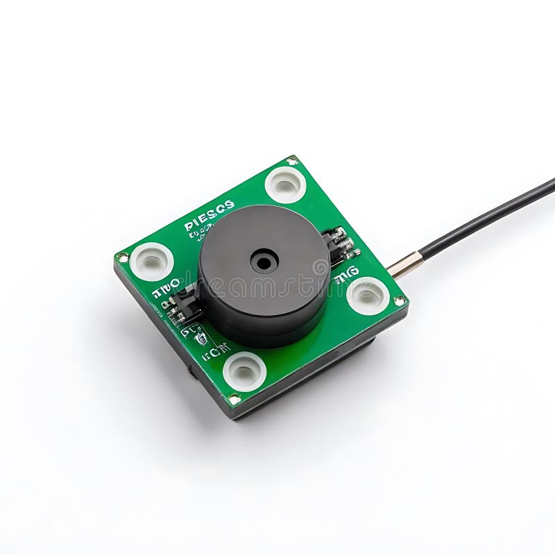 Proximity Sensor Isolated on a White Background Stock Illustration ...