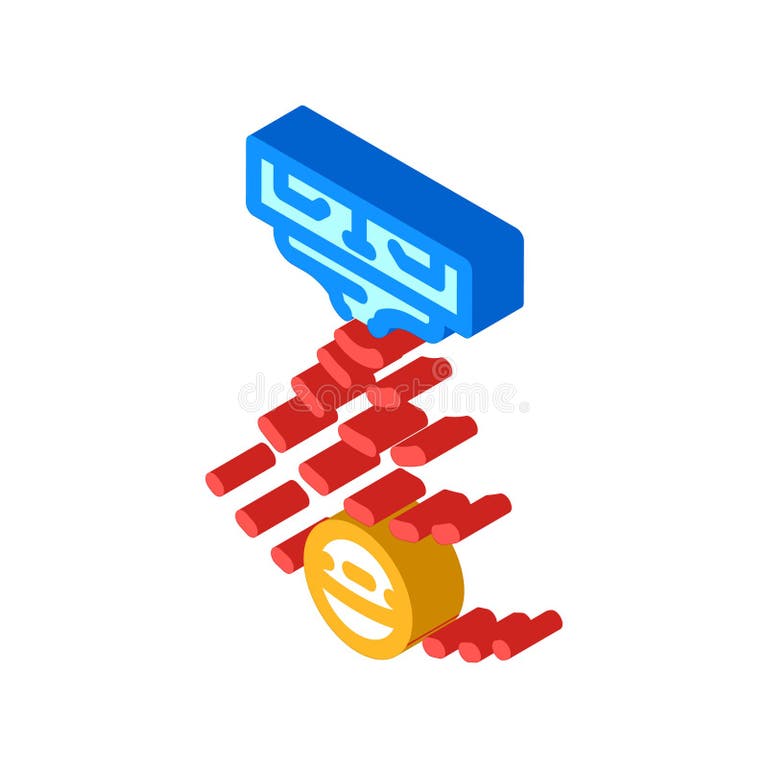 Proximity Sensor Module Isometric Icon Vector Illustration Stock Illustration - Illustration of ...