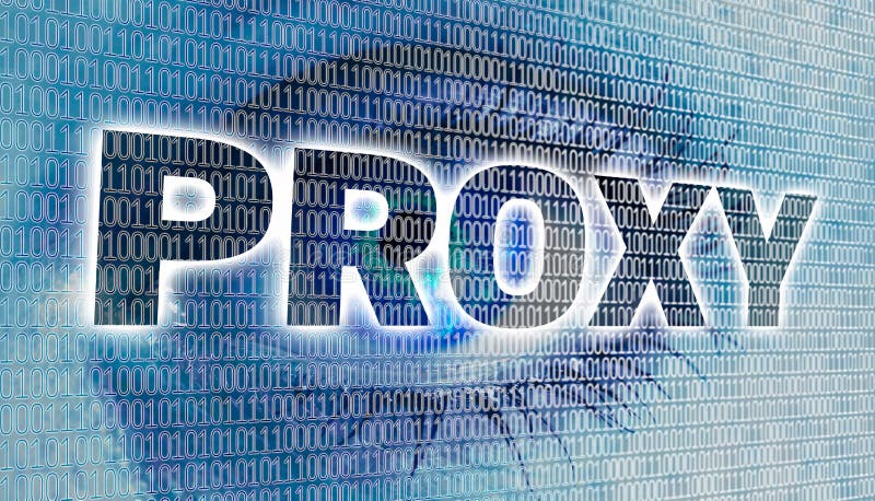Proxy Eye with Matrix Looks at Viewer Concept Stock Photo - Image of ...