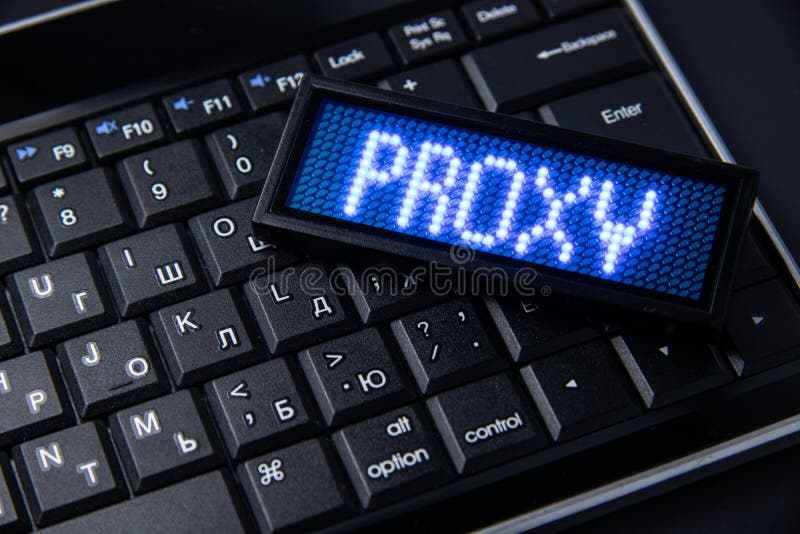 PROXY Server. Cyber Security Stock Image - Image of network, internet ...