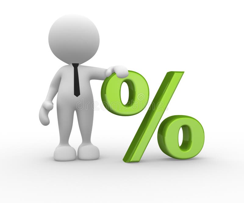 Prozente stock abbildung. Illustration von prozente - 25053733