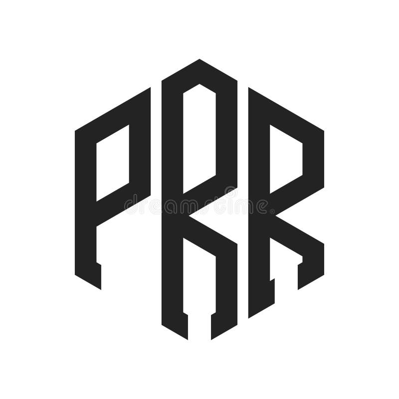 PRR Logo Design. Initial Letter PRR Monogram Logo Using Hexagon Shape ...