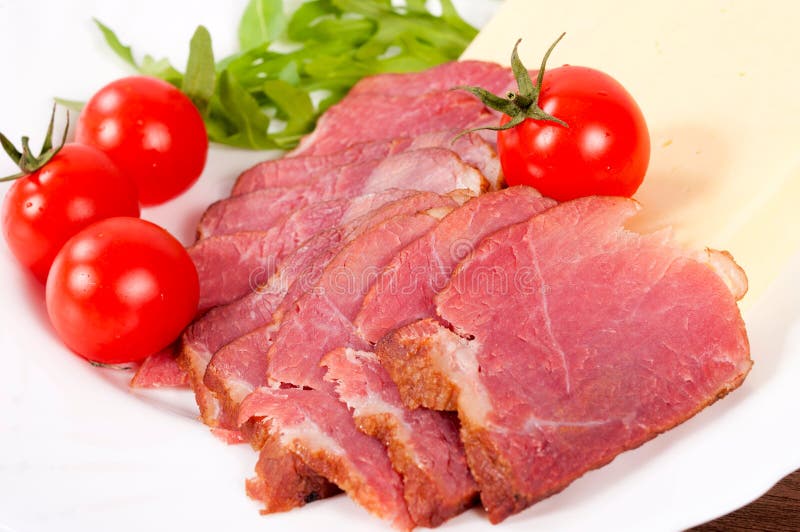 Prsuta time stock image. Image of piece, meat, prsuta - 28994063