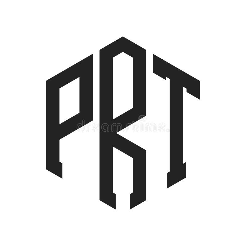 PRT Logo Design. Initial Letter PRT Monogram Logo Using Hexagon Shape ...