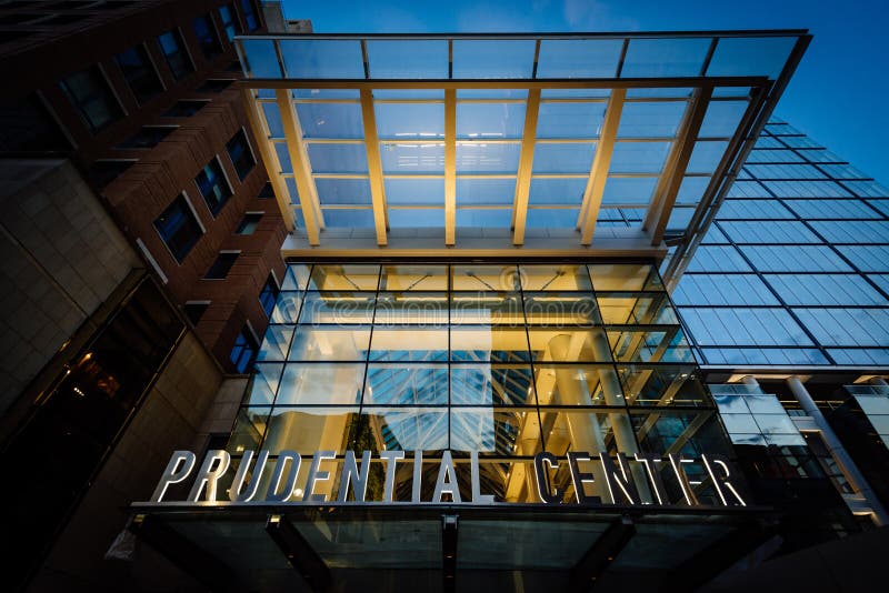 The Prudential Center, in Back Bay, Boston, Massachusetts. Stock Photo ...