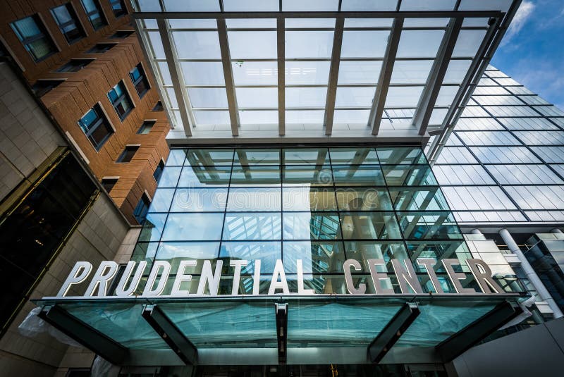 The Prudential Center, in Back Bay, Boston, Massachusetts. Editorial ...