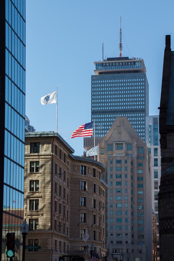 Prudential Tower Skyscraper in Boston, Massachusetts, USA Editorial ...