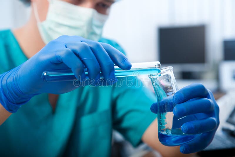 Prueba de laboratorio foto de archivo. Imagen de ciencia - 24702194