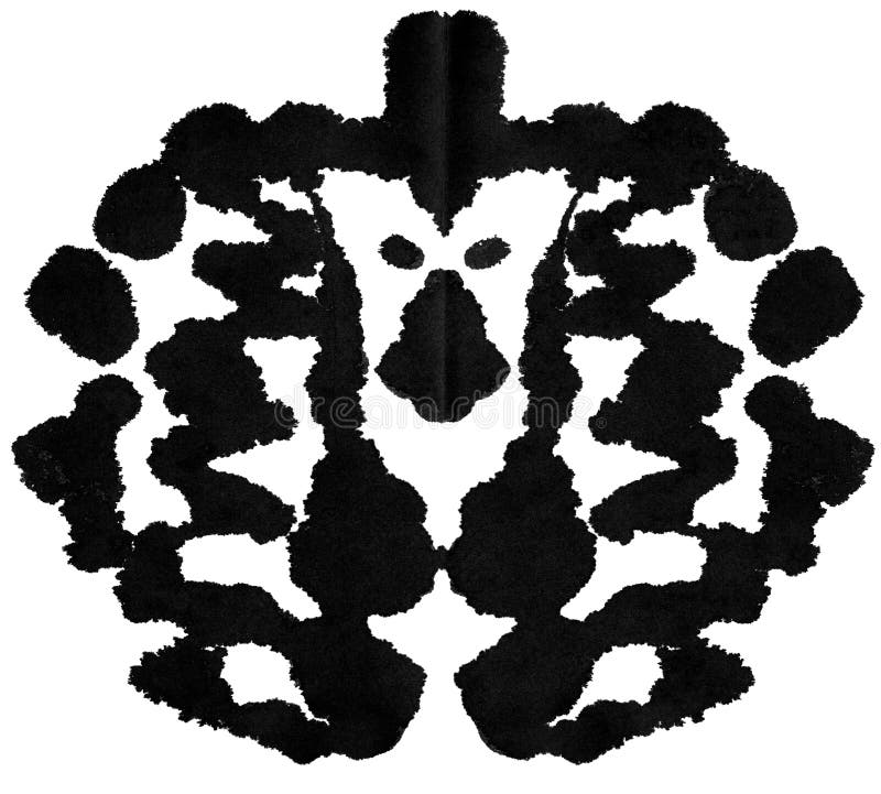 Prueba de Rorschach stock de ilustración. Ilustración de mental - 80229518