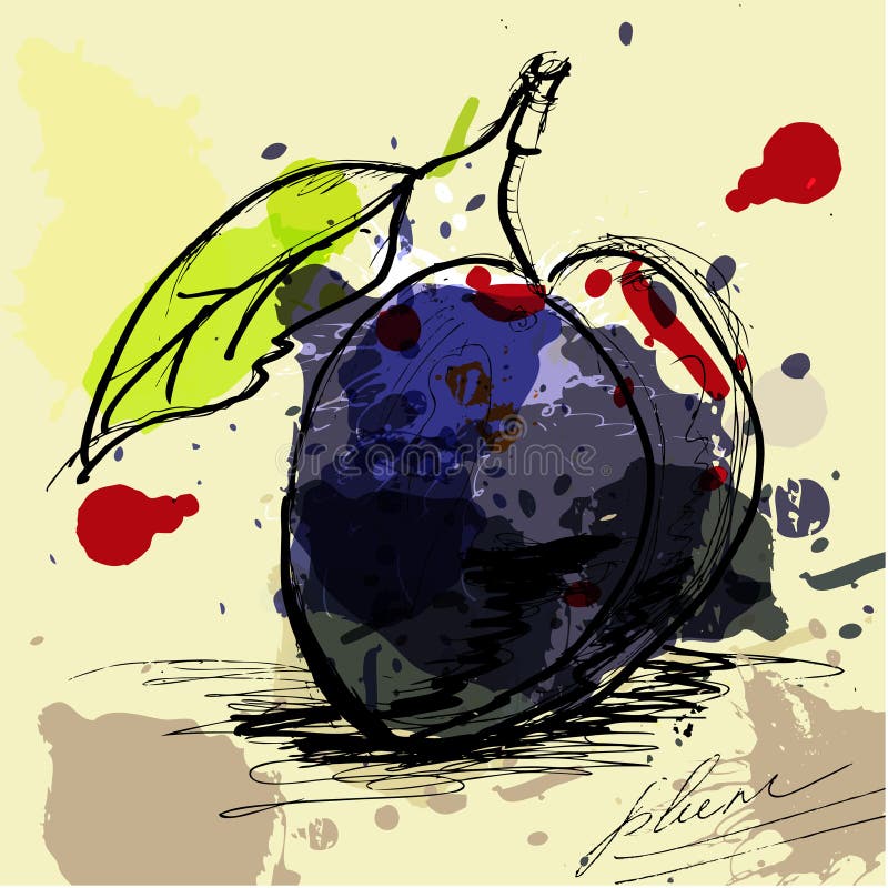 Pomodoro stilizzato illustrazione vettoriale. Illustrazione di singolo ...