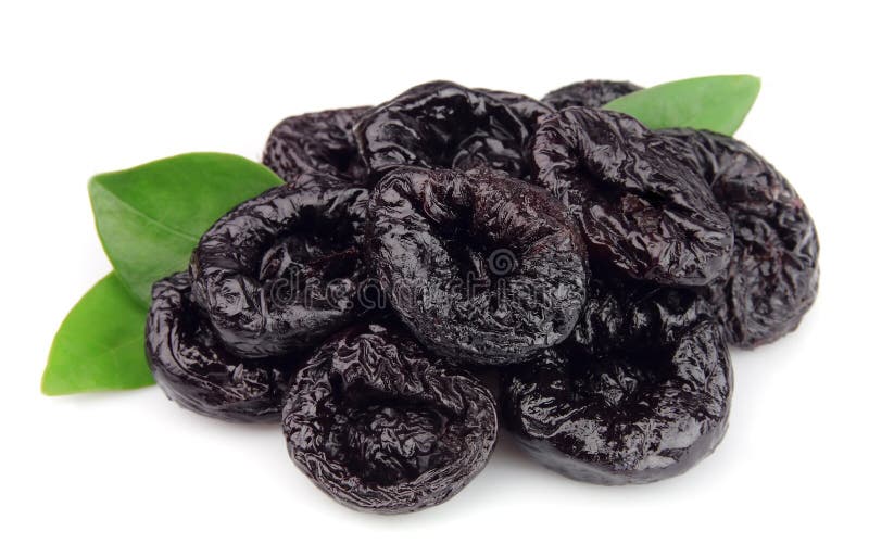 Prugne secche immagine stock. Immagine di frondeggia - 23840099