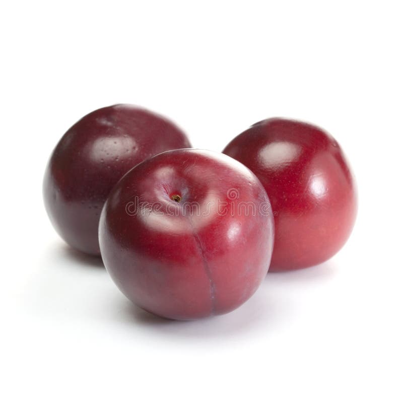 Pruimen stock afbeelding. Image of voeding, vrucht, geïsoleerd - 17431125