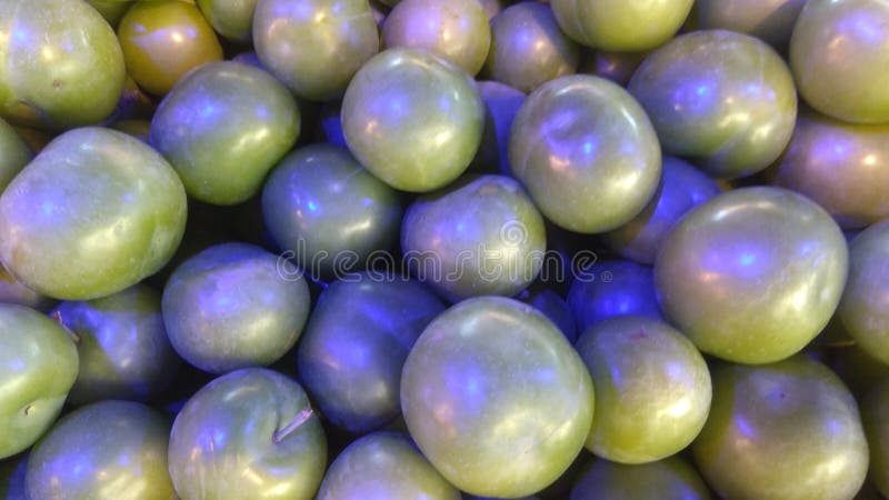 Prune verte de fruit image stock. Image du fruits, organique - 118026491