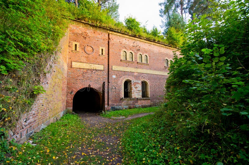 Prussian Fortress in Gizycko, Poland Stock Photo - Image of boyen, fort ...