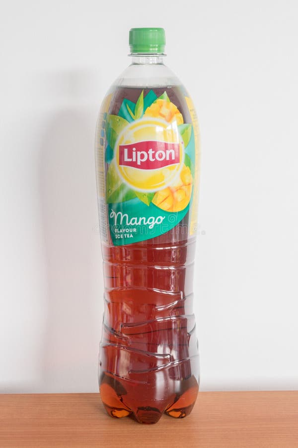 Lipton Mango ice tea editorial photo. Image of logo - 167700441