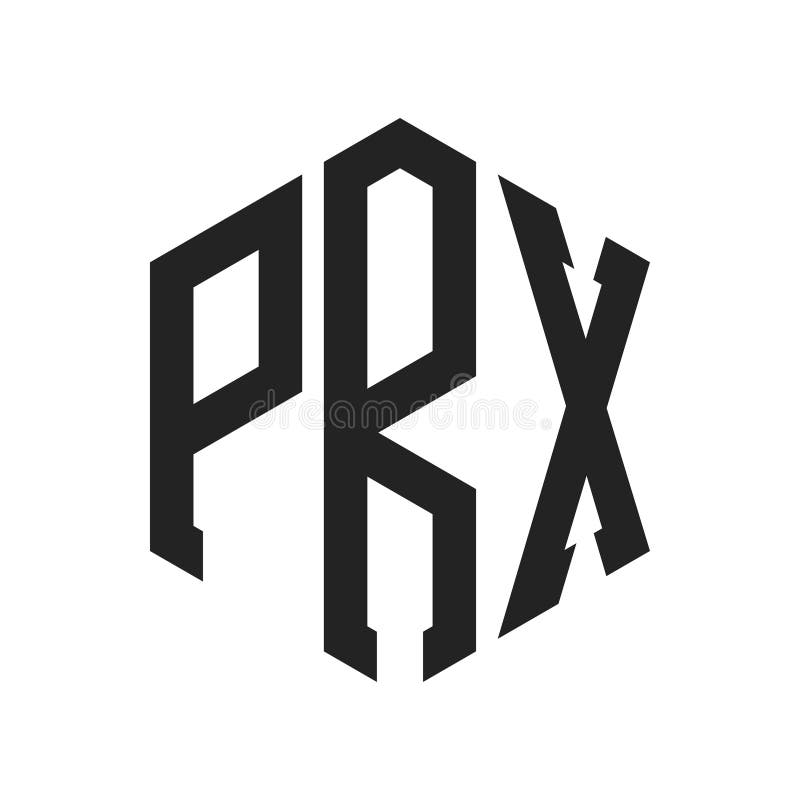 PRX Logo Design. Initial Letter PRX Monogram Logo Using Hexagon Shape Stock Vector ...