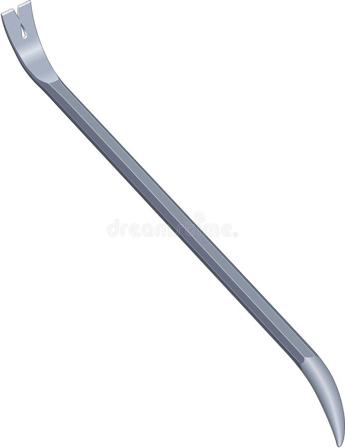 Pry Bar Vector Illustration Stock Vector - Illustration of equipment ...